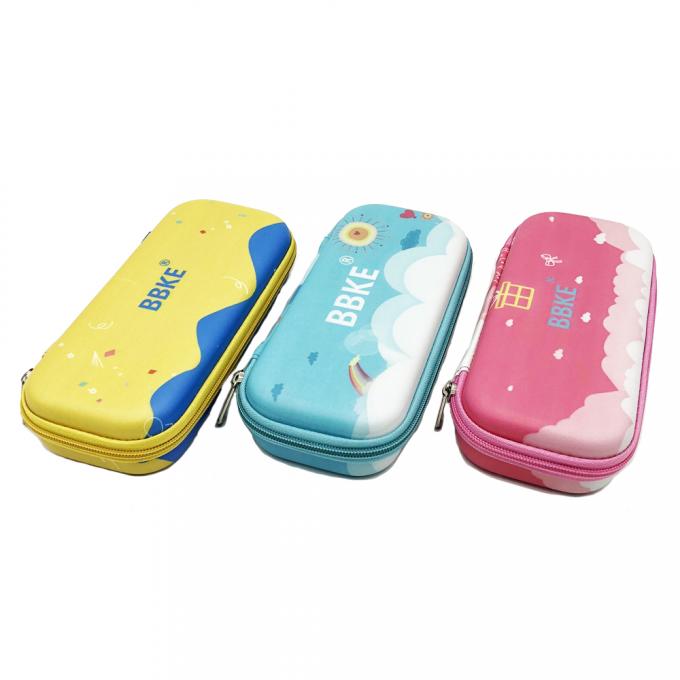 PU Surface Custom EVA Pencil Case School Office Use , Zipper Close ...