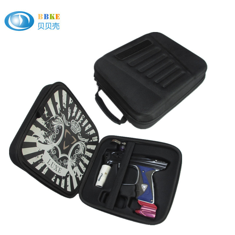 Dustproof Outdoor Army Gun Rifle Eva Case , Customized Black Eva Hard Case